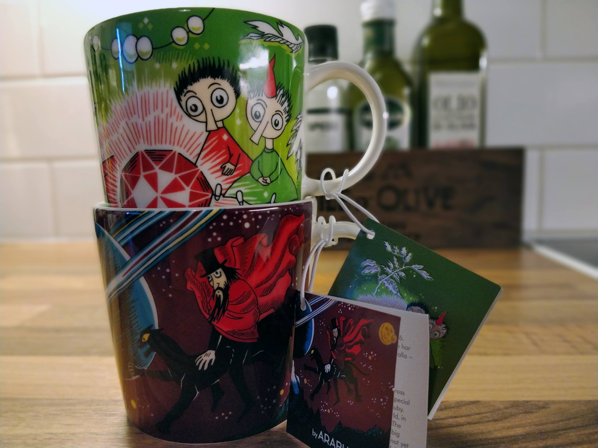 Moomin mug Thingumy And Bob Green - Moominmugs.com