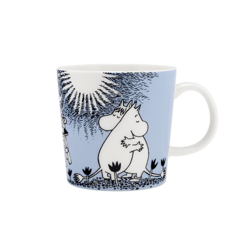 Moomin Mug Love Blue - Moominmugs.com